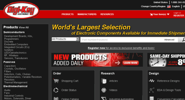 Access my.digikey.us. DigiKey Electronics - Electronic Components ...