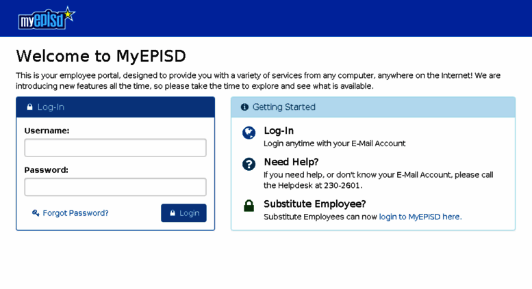 Access my.episd.org.