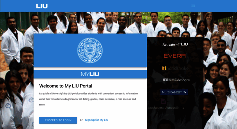 Access my.liu.edu.