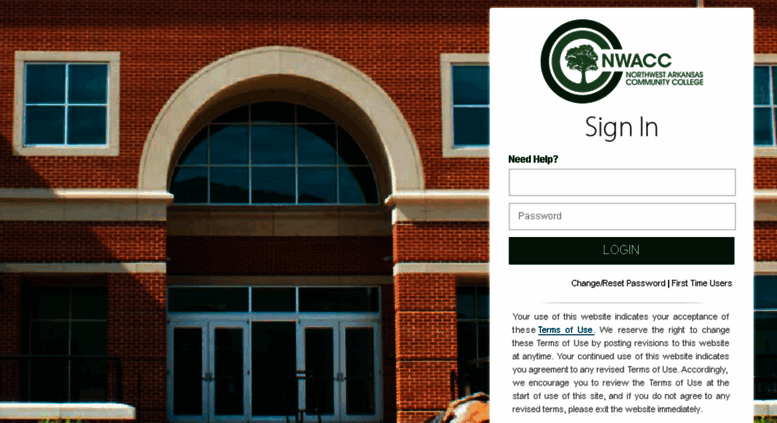 Access my.nwacc.edu. lookingGlass Secure Login