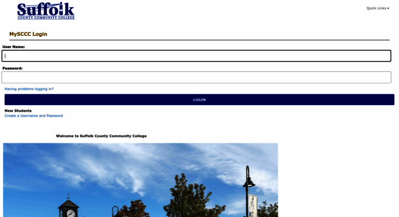 Access my.sunysuffolk.edu. Suffolk County Community College - MySCCC Login