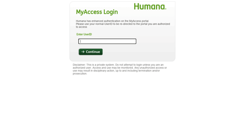 Access myaccess.humana.com. Humana - VPN Login