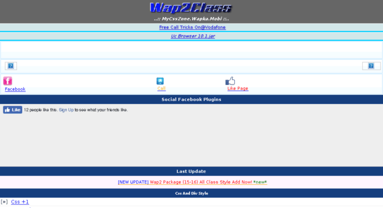 Access mycsszone.wapka.mobi. Wap2Class.tk :: Official Css,Wap Menu,Wap2 ...