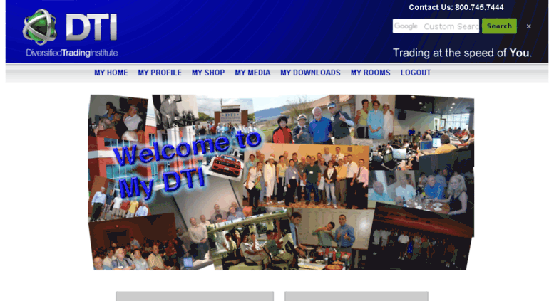 Access mydti.dtitrader.com. DTI Trader-Diversified Trading Institute ...