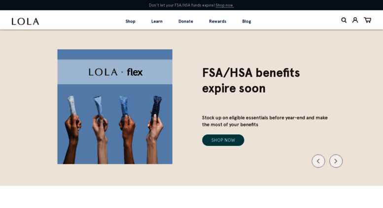 Access mylola.com. We're LOLA - feminine & reproductive care made by ...