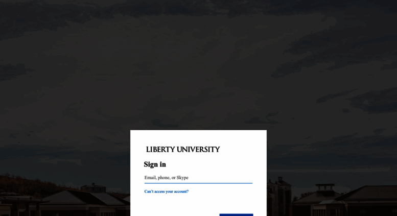 Access mylu.liberty.edu. myLU