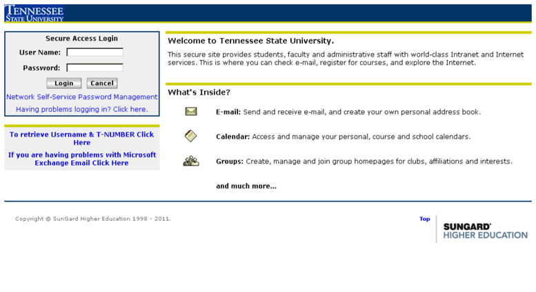 Access mytsu.tnstate.edu.