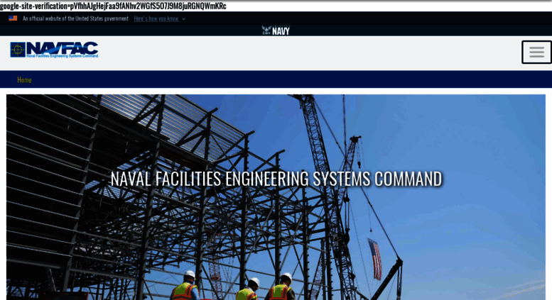 Access navfac.navy.mil. Naval Facilities Engineering Command