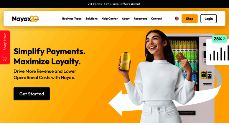 Access nayax.com. Nayax - Cashless Payment Solutions