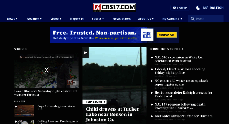 Access nbc17.com. CBS 17 | Raleigh, Durham News & Weather | WNCN CBS17.com