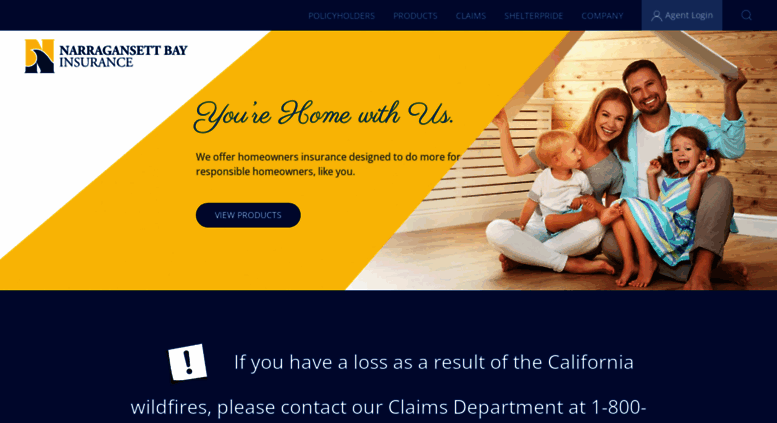 Access nbic.com. Narragansett Bay Insurance Company