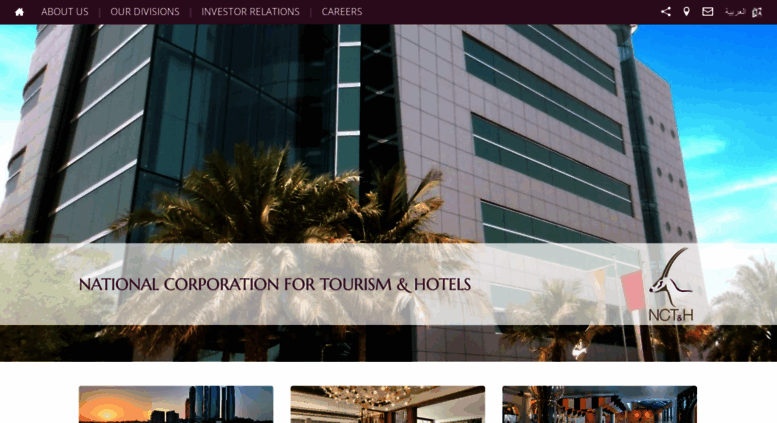 Access ncth.com. National Corporation for Tourism & Hotels : Abu Dhabi