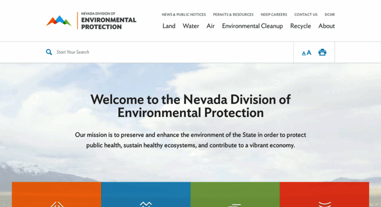 Access ndep.nv.gov. Nevada Division of Environmental Protection | NDEP