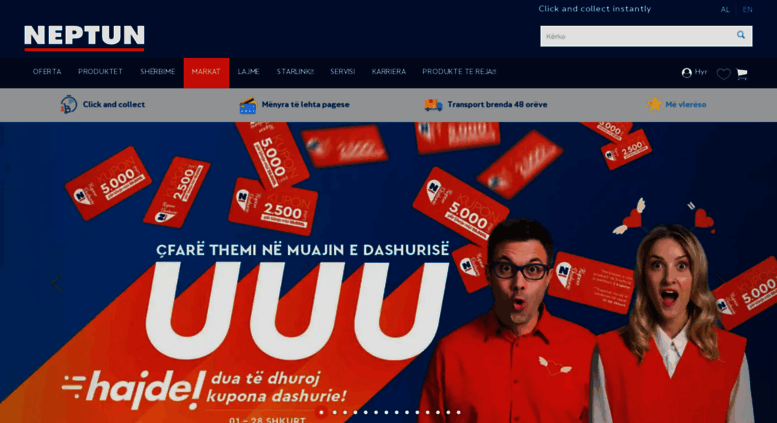 Access neptun.al. Neptun - Jeto më mire, çdo ditë.