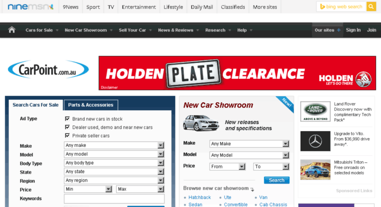 Access ninemsn.carpoint.com.au. Carsales | Australia’s No.1 Car Website ...