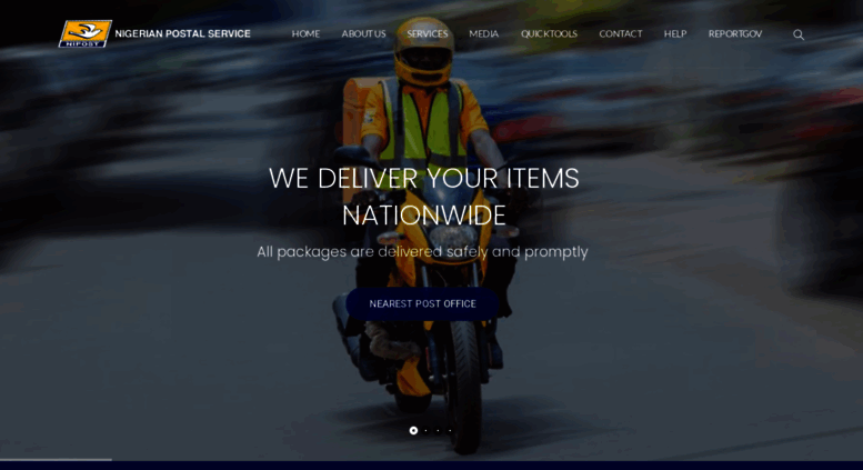 Access nipost.gov.ng. Welcome To Nigerian Postal Service