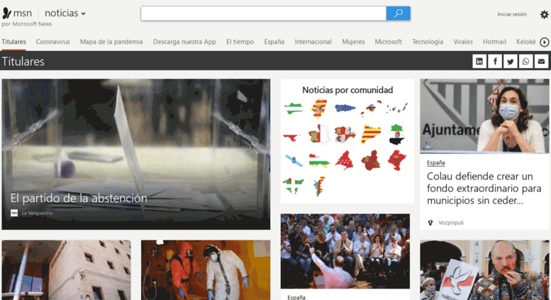 Access noticias.es.msn.com. Noticias de España | Noticias y últimas ...