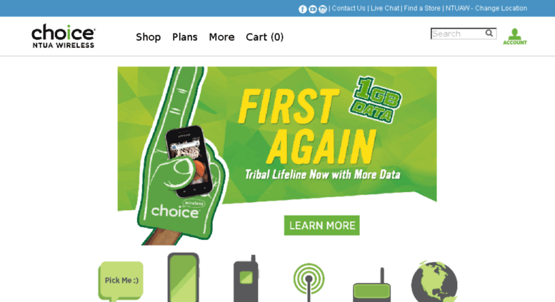 Access ntua.choice-wireless.com. Choice Wireless NTUA - Home