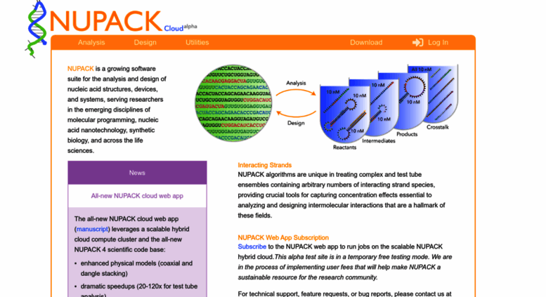 Access nupack.org. NUPACK: Nucleic Acid Package