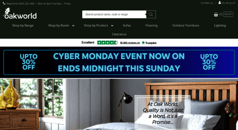 Access oakworld.co.uk. Oak Furniture | Living, Dining & Bedroom ...
