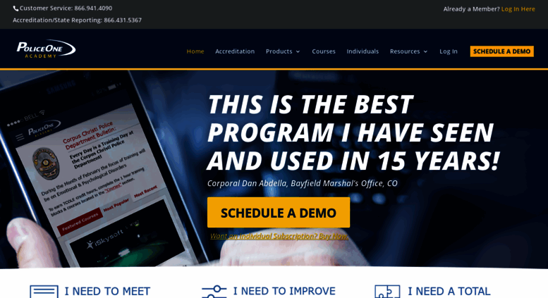 Access olt.policeoneacademy.com. Online Law Enforcement Training ...