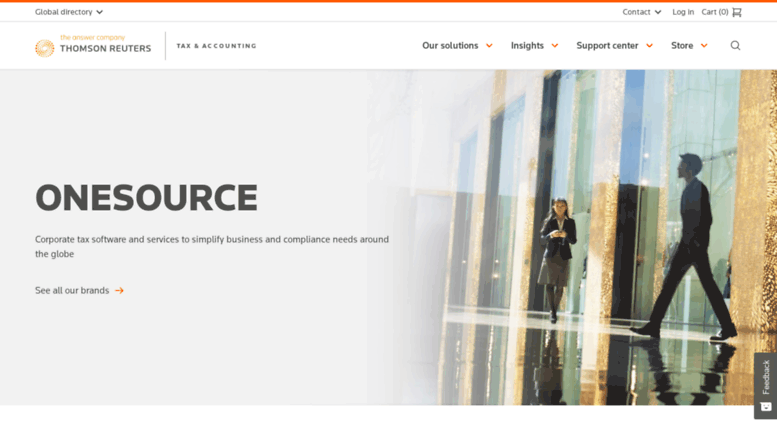 Access onesource.thomsonreuters.com. Thomson Reuters ONESOURCE ...