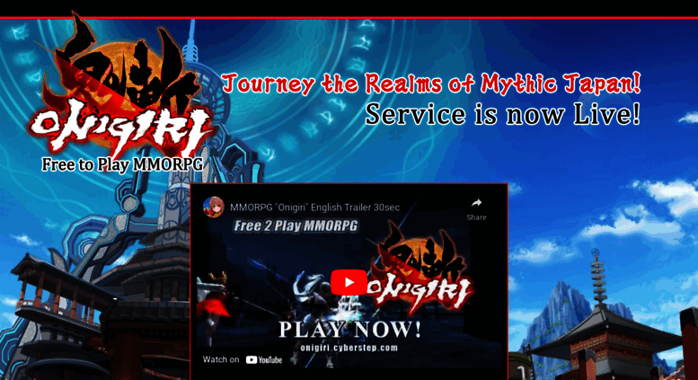 Access onigiri.cyberstep.com. Onigiri - Official Site Free to Play MMORPG