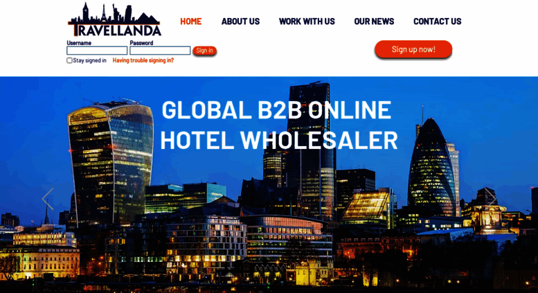 Access online.travellanda.com. HOME | Travellanda | Wholesaler B2B ...