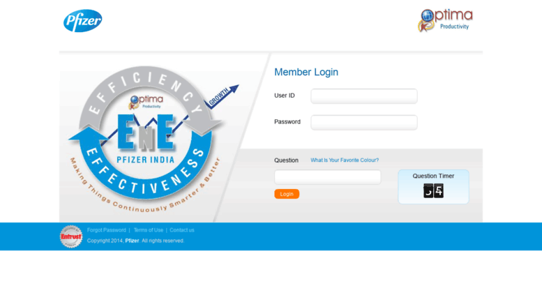 Access optimarepl.pfizerindia.com. Pfizer :: Login