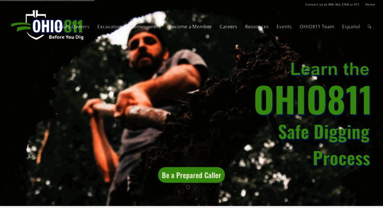Access oups.org. OHIO811 | Call 811 Before You Dig | OHIO811