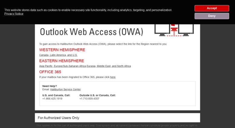 access-owa-halliburton-outlook-web-access-owa-halliburton
