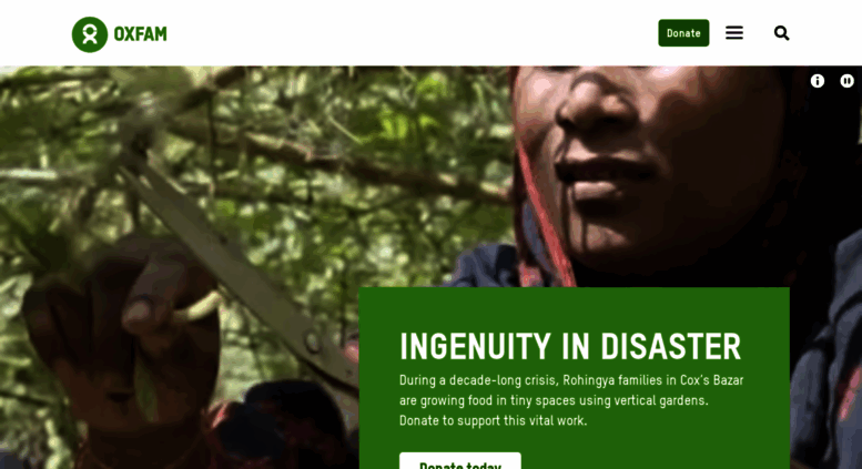 Access oxfam.org.uk. Oxfam GB | leading UK charity fighting global poverty