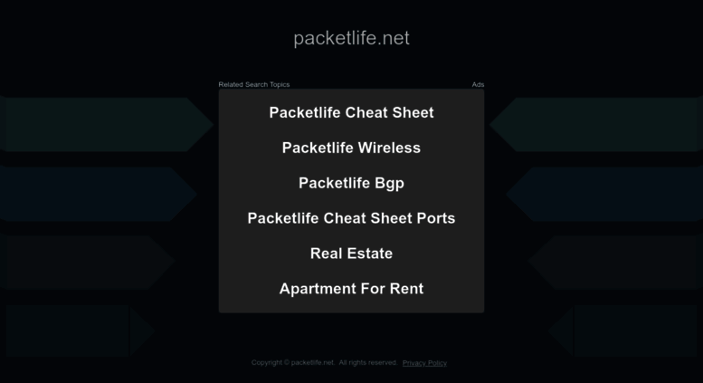 Access packetlife.net. PacketLife.net