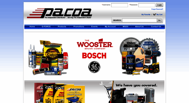 Access pacoa.com. PACOA, a leading wholesale distributor of paint ...