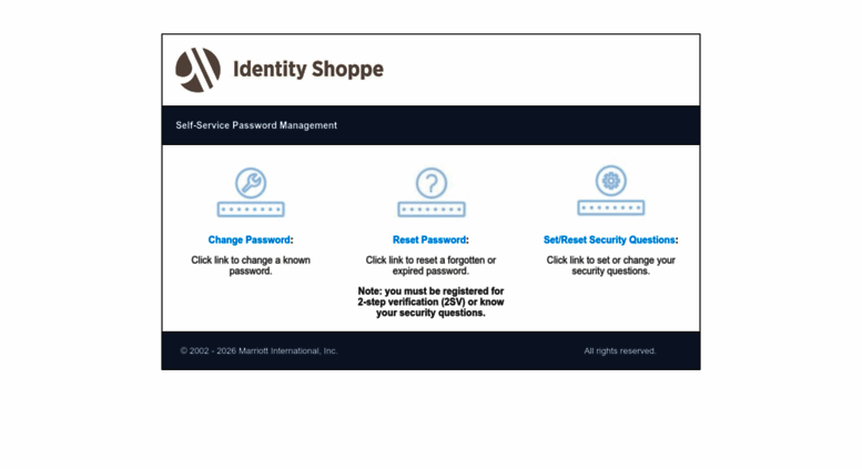 Access passwordchallenge.marriott.com. Password Station Client