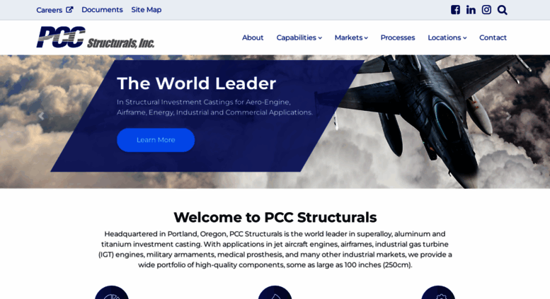 Access pccstructurals.com. PCC Structurals - Home