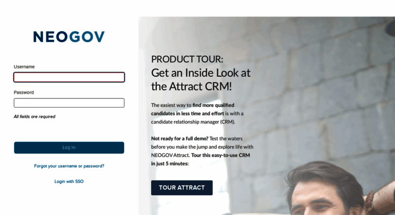 Access performance.neogov.com. Sign In