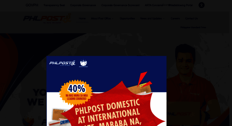 Access philpost.gov.ph. PHLPOST: Philippine Postal Corporation ...