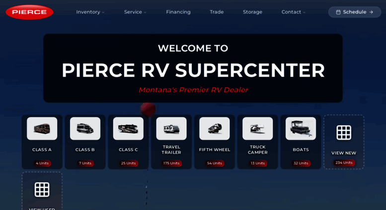 Access piercerv.com. Pierce RV Supercenter | Billings, Great Falls MT ...