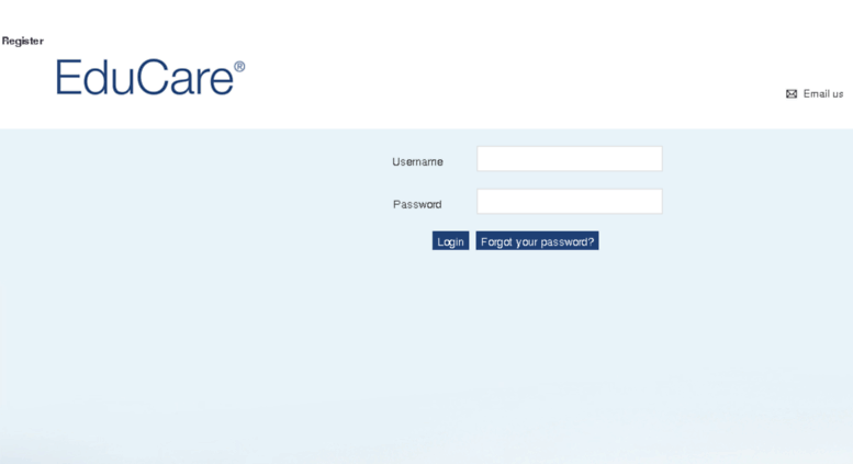 Access platinum.educare.co.uk. EduCare Platinum Learning Management System. Login