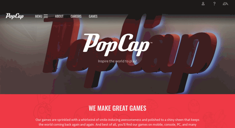 Access popcap.com. PopCap Studios - Official EA Site