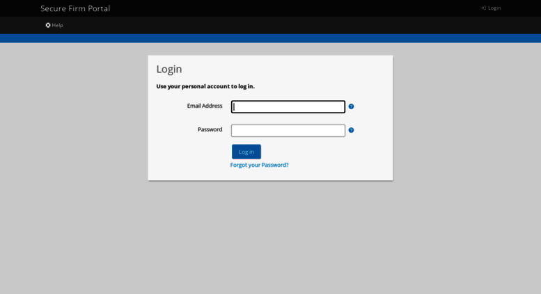 Access portal.secure256.com. Secure Firm Portal