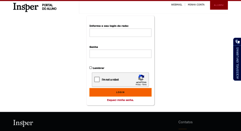 Access portaldoaluno.insper.edu.br. Acesso Portal do Aluno – Portal do ...