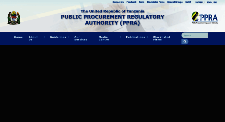 Access ppra.go.tz. Home - The PPRA Website