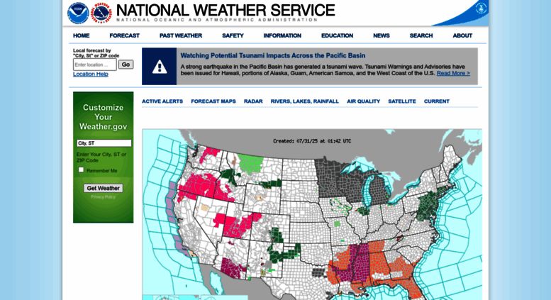 Access preview.weather.gov. National Weather Service