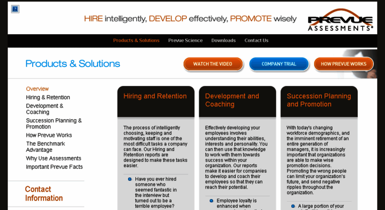 Access prevuepro.com. Prevue Assessments - Hire intelligently, develop ...
