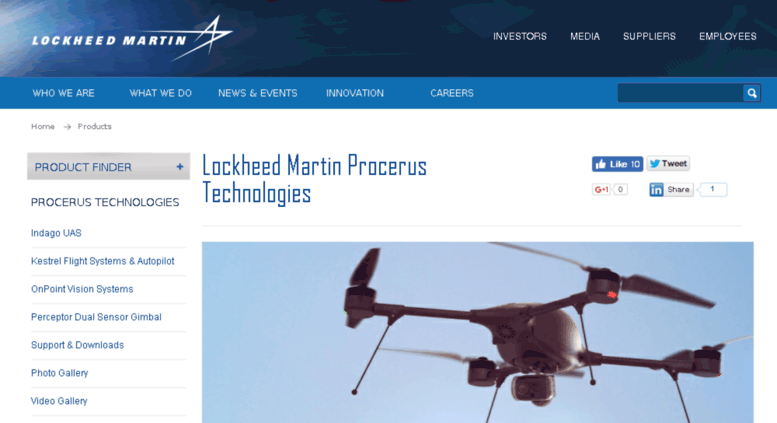 Access procerus.com. Procerus Technologies · Lockheed Martin