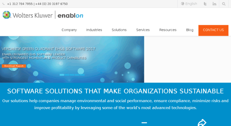 Access promethee.enablon.com. Enablon - Sustainability, EHS ...