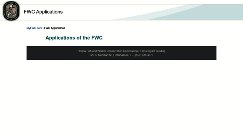 Access public.myfwc.com. Public.MyFWC.com - Applications