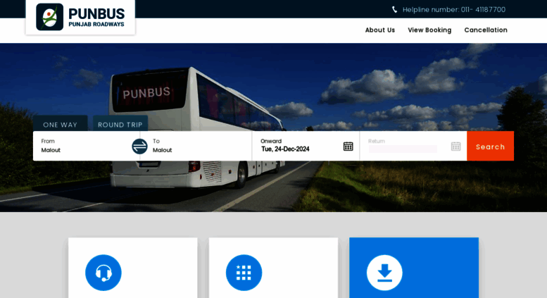Access punbusonline.com. PUNBUS / Punjab Roadways Online Bus Booking ...